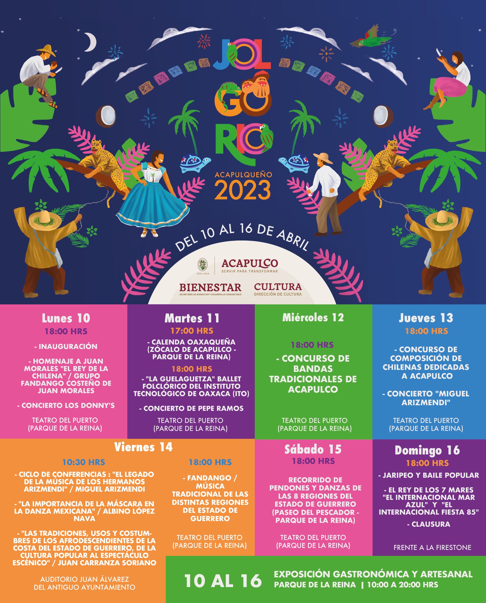 Presenta Abelina López, cartelera del Jolgorio Acapulqueño 2023 – H ...